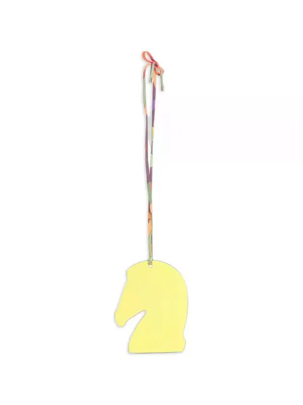 Hermès Samarkand Horse-head Bag Charm - Yellow