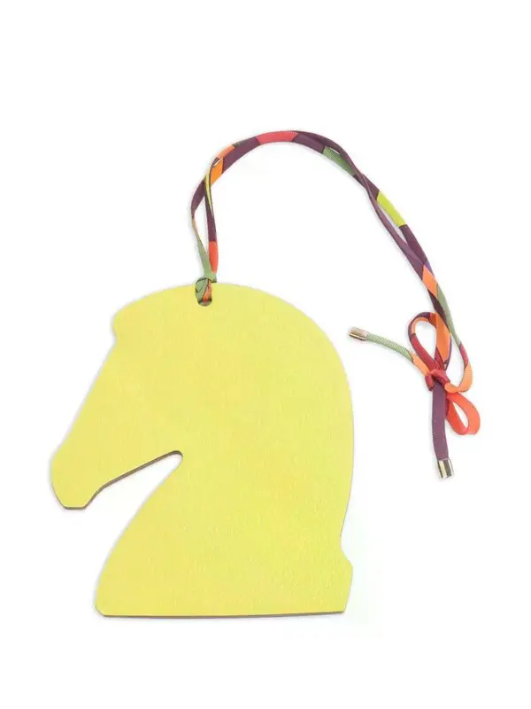 Hermès Samarkand Horse-head Bag Charm - Yellow