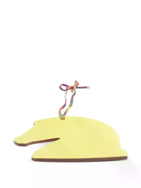 Hermès Samarkand Horse-head Bag Charm - Yellow