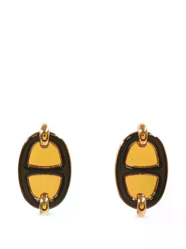 Hermès Mini Maillon Earrings - Gold