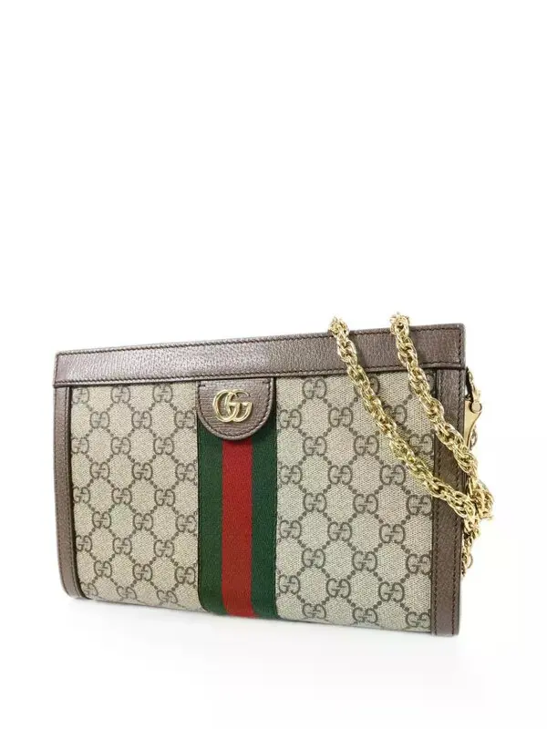 Gucci Ophidia Gg Supreme Canvas Shoulder Bag - Neutrals