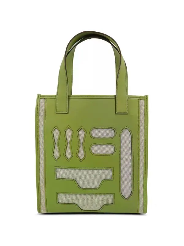 Hermès Petit H Skeleton Vertical Pm Tote Bag - Green
