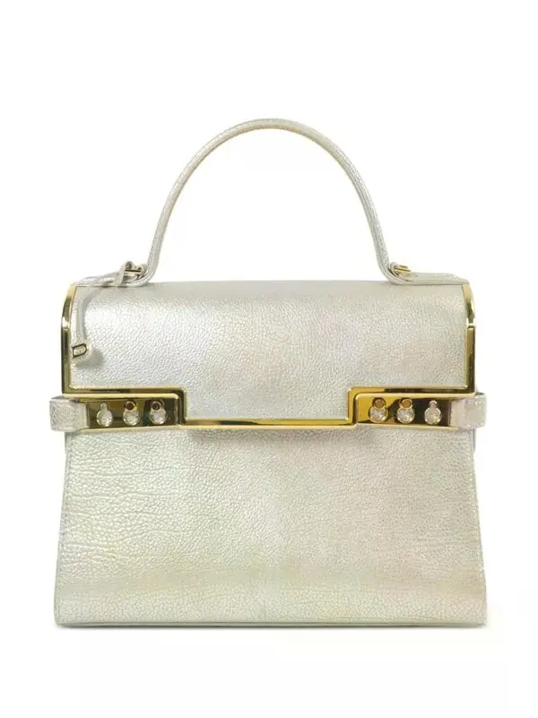 Delvaux Mm Tempête Tote Bag - Silver