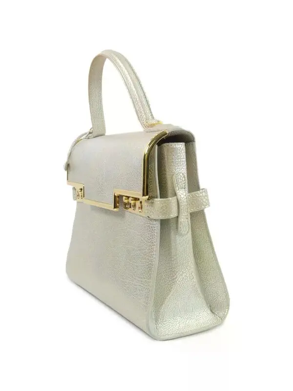 Delvaux Mm Tempête Tote Bag - Silver