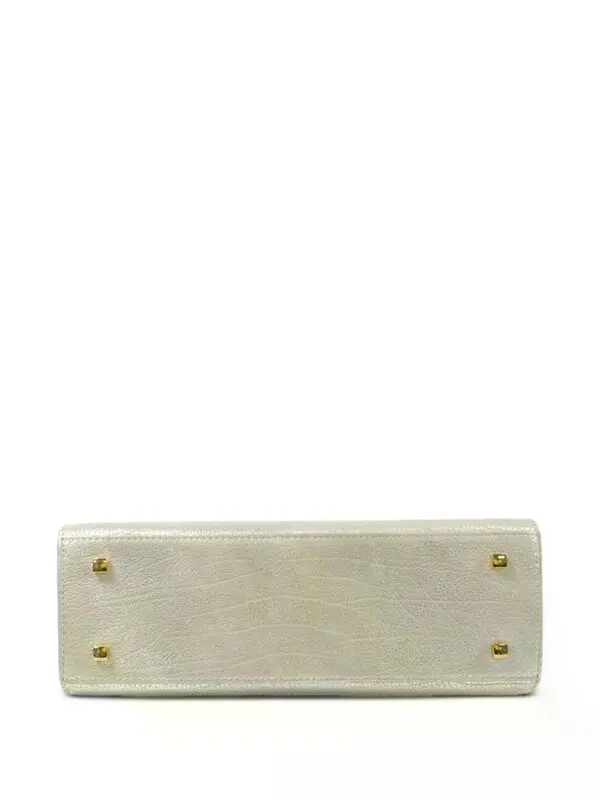 Delvaux Mm Tempête Tote Bag - Silver