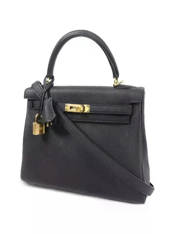 Hermès 2025 25 Kelly Tote Bag - Black