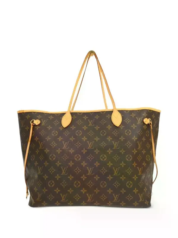 LOUIS VUITTON Gm Neverfull Tote Bag - Brown