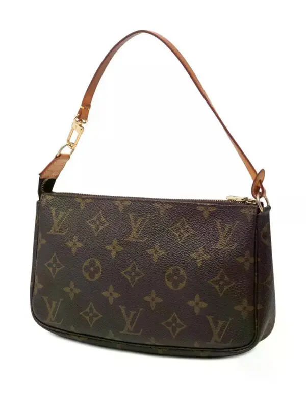 LOUIS VUITTON 2003 Monogram Pochette Accessoires Shoulder Bag