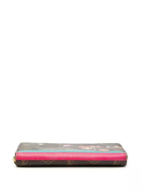 LOUIS VUITTON 2015 Monogram Evasion Illustre Zippy Wallet Long Wallets