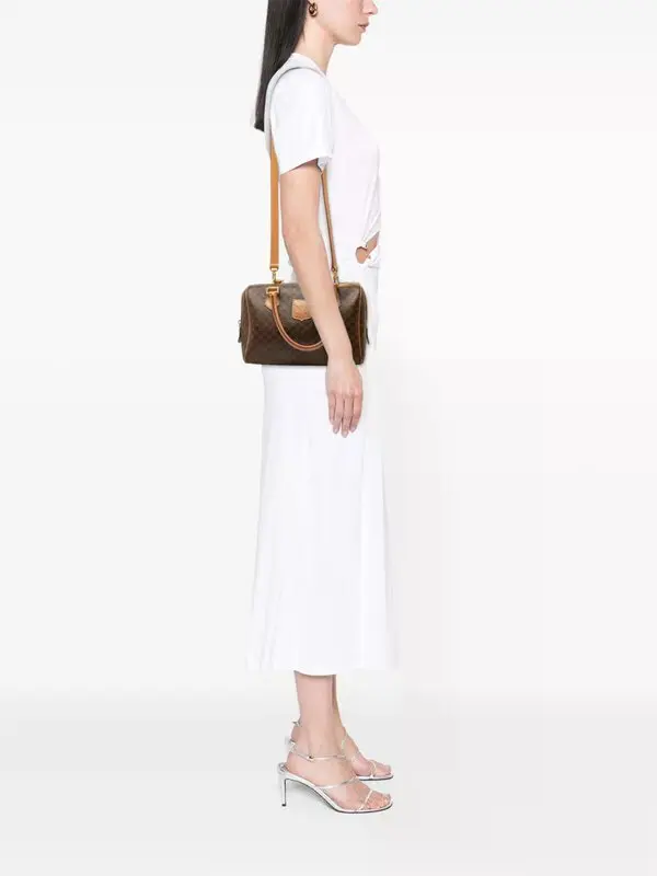 Celine 2013 Macadam Coated Canvas Satchel