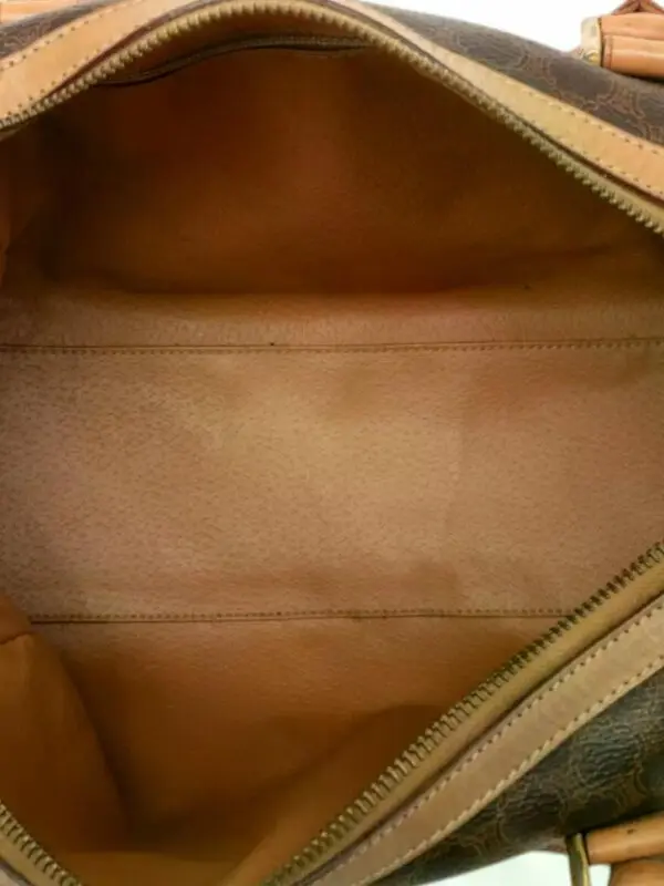 Celine 2013 Macadam Coated Canvas Satchel