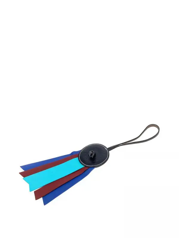 Hermès Paddock Flot Ribbon Bag Charm Key Chain - Blue