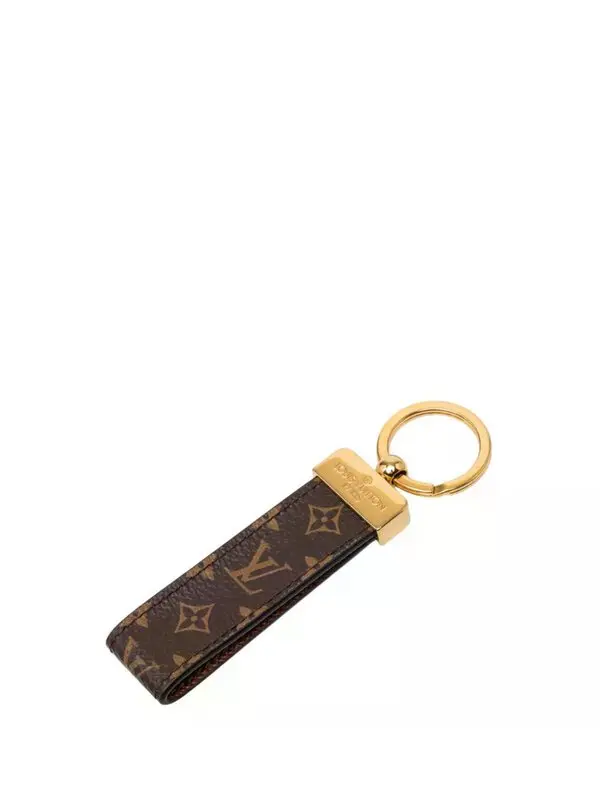 LOUIS VUITTON 2024 Monogram Dragonne Bag Charm Key Chain