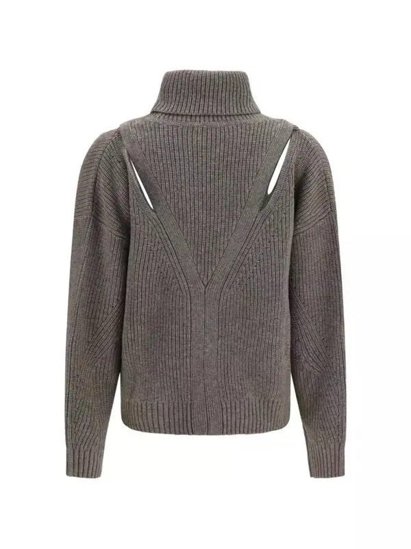 P.a.r.o.s.h Perforated High-neck Sweater