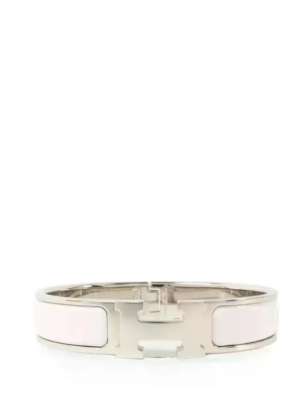 Hermès Clic H Bangle - Silver