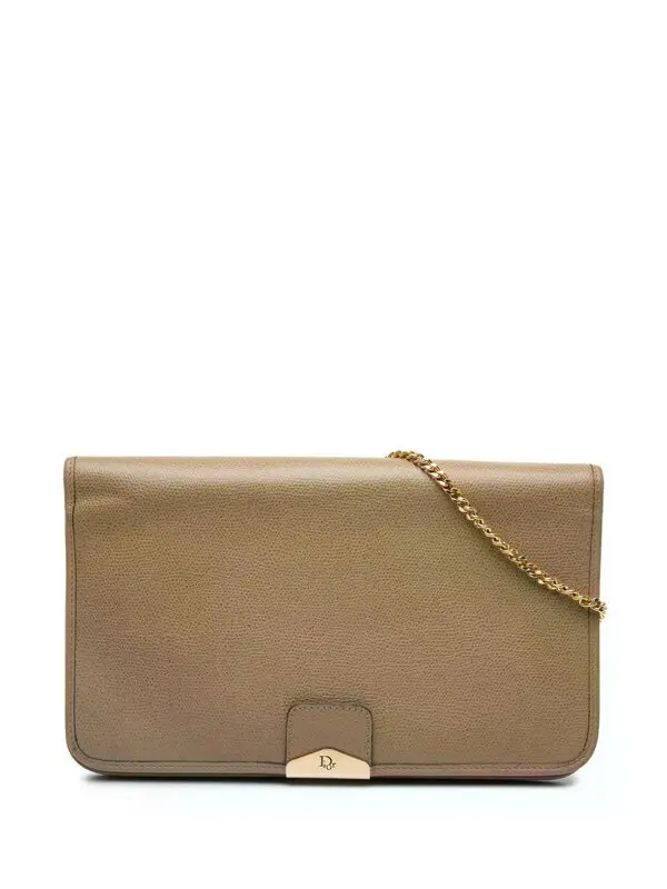 Dior 20th Century Leather Chain Shoulder Bag - Neutrals