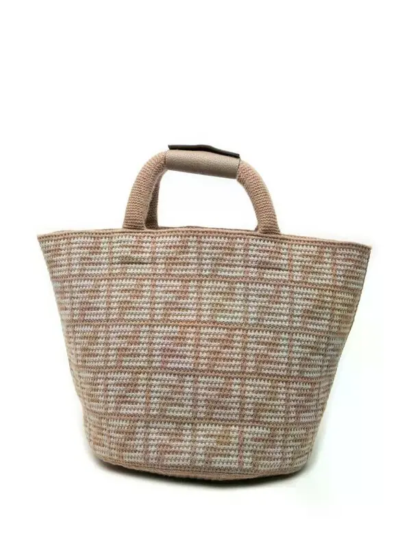 Fendi 2010-2026 Zucca Cashmere Shopper Tote Bag