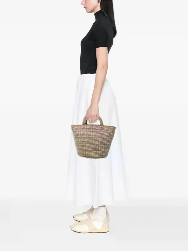 Fendi 2010-2026 Zucca Cashmere Shopper Tote Bag