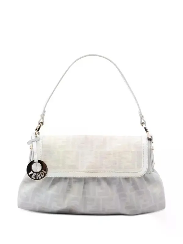 Fendi Zucca Coated Canvas Chef Shoulder Bag