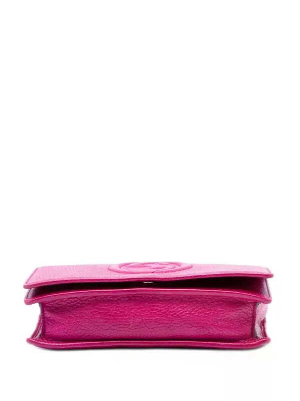 Gucci Soho Wallet On Chain Crossbody Bag - Pink