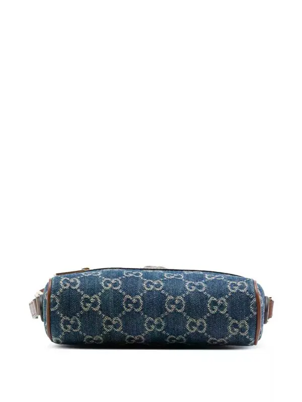 Gucci 2000-2015 Mini Gg Denim Ophidia Crossbody Bag