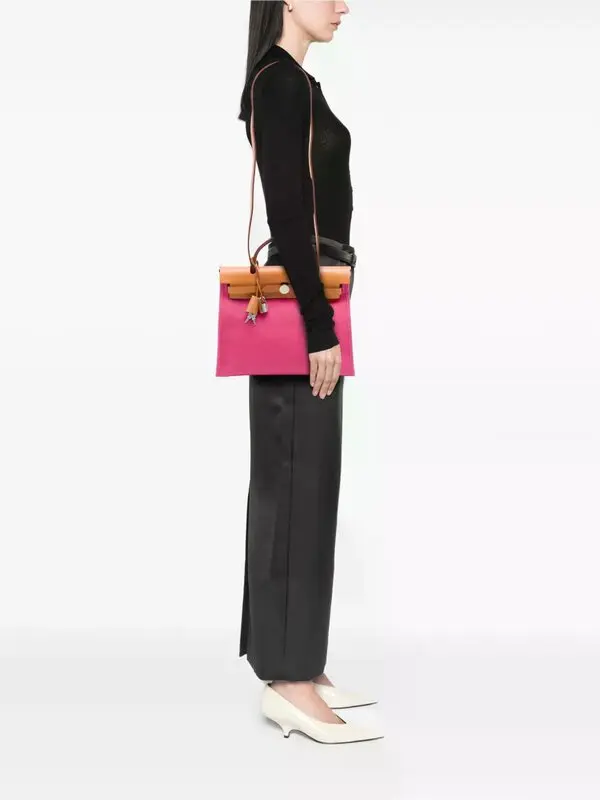 Hermès 2013 Toile Herbag Zip 31 Satchel
