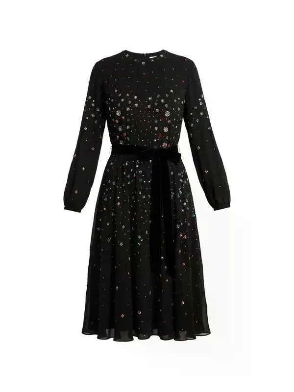 Valentino Garavani Long-sleeve Dress - Black