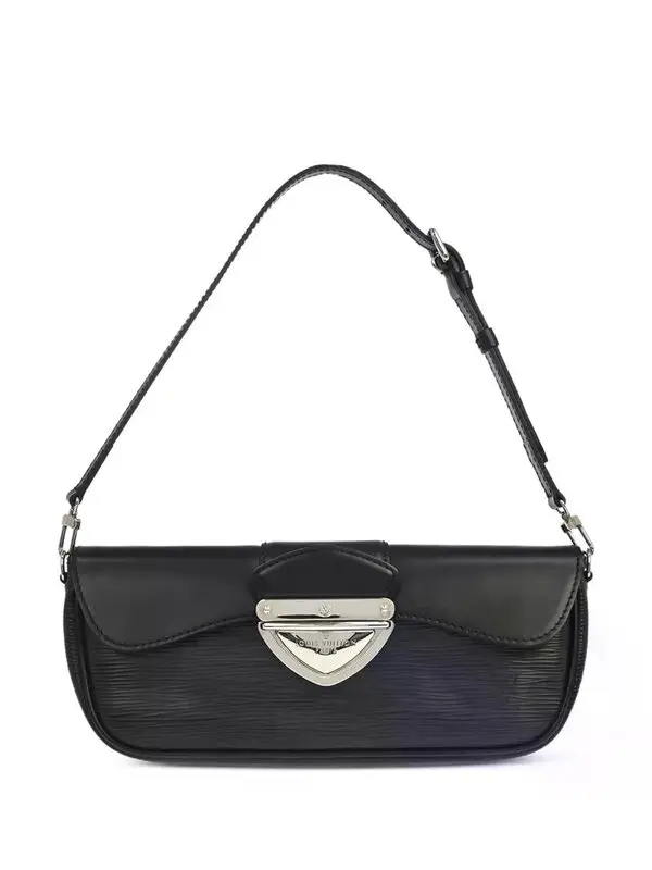 LOUIS VUITTON Pochette Montaigne Clutch Bag - Black