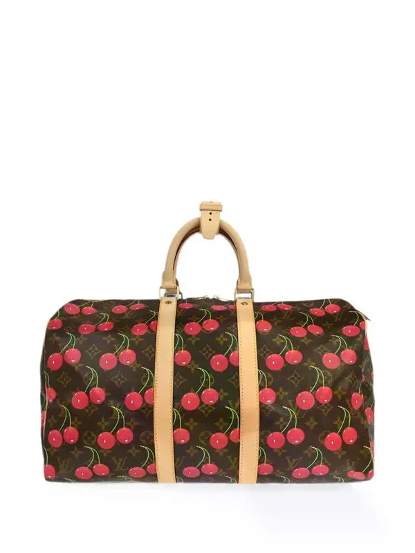 LOUIS VUITTON 2005 45 Monogram Cherry Keepall Travel Bag