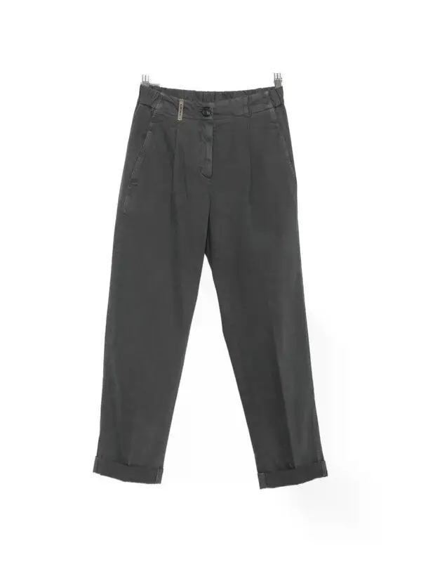 Peserico Belt-loop Trousers - Grey