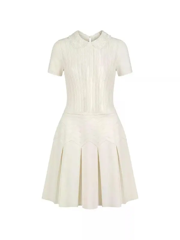 Valentino Garavani Short-sleeves Mini Dress - Neutrals