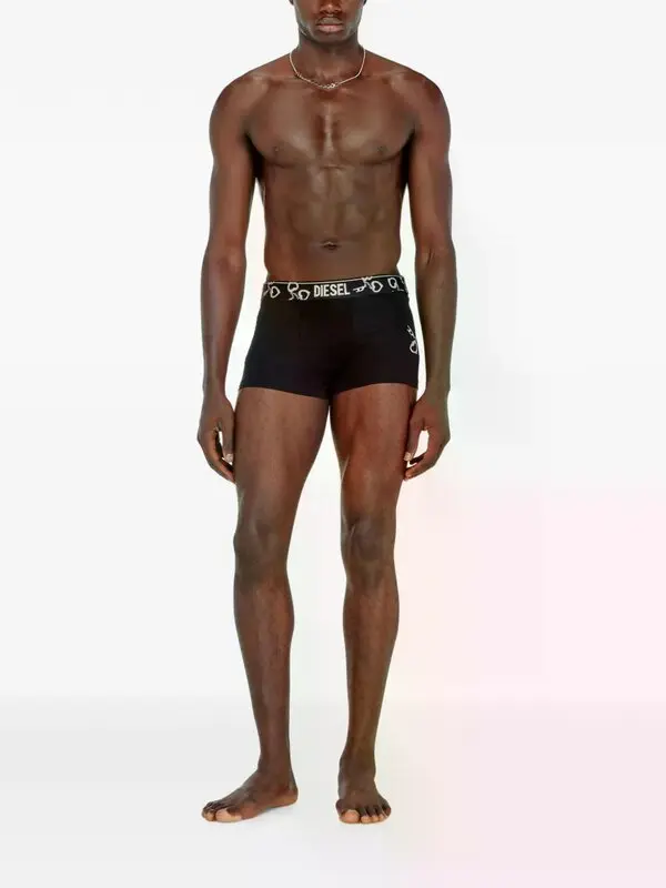 DIESEL® Three-pack Boxer Briefs With Handcuff Motif