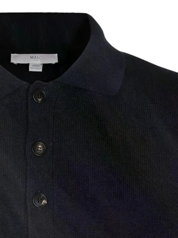 Malo Long-sleeve Polo-collar Sweater