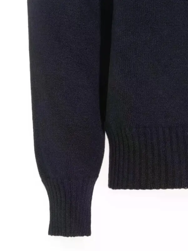 Malo Long-sleeve Polo-collar Sweater
