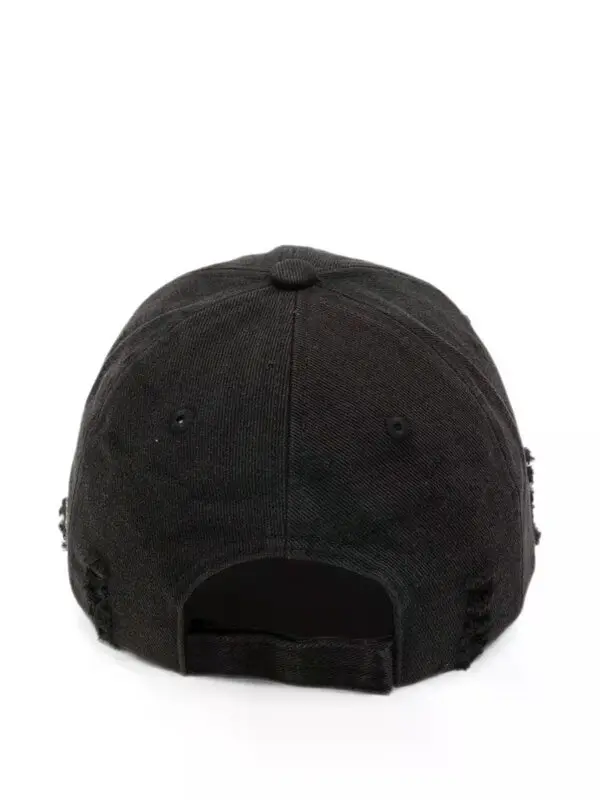 FOUND Distressed-effect Embroidered Baseball Cap