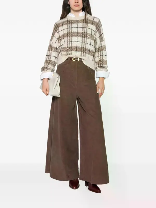 Brunello Cucinelli Corduroy Wide-leg Trousers