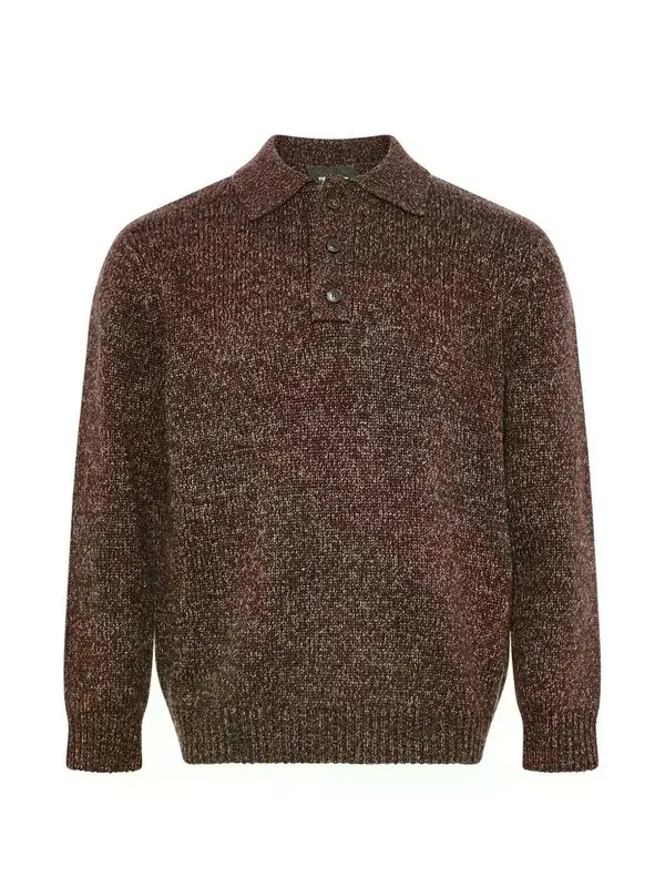 YVES SALOMON Long-sleeve Polo Shirt