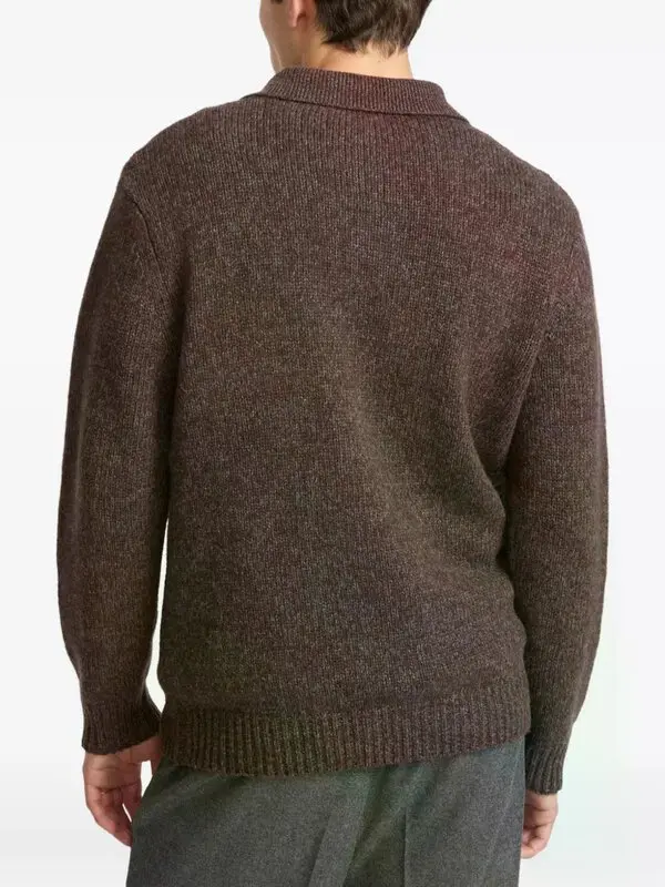YVES SALOMON Long-sleeve Polo Shirt
