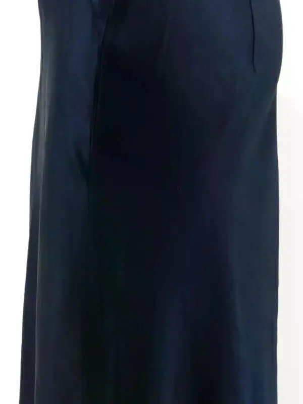 Vince Satin Side-slit Slip Maxi Skirt