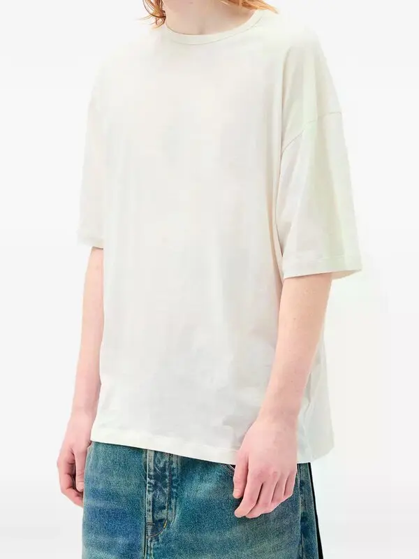 ANN DEMEULEMEESTER Dieter Slogan-print Cotton T-shirt