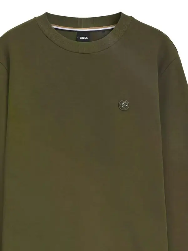BOSS Cotton-blend Sweatshirt With Double B Monogram
