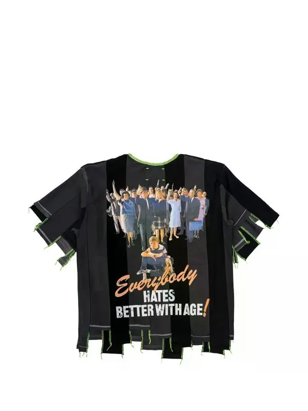 BETTER WITH AGE Graphic-print T-shirt - Black