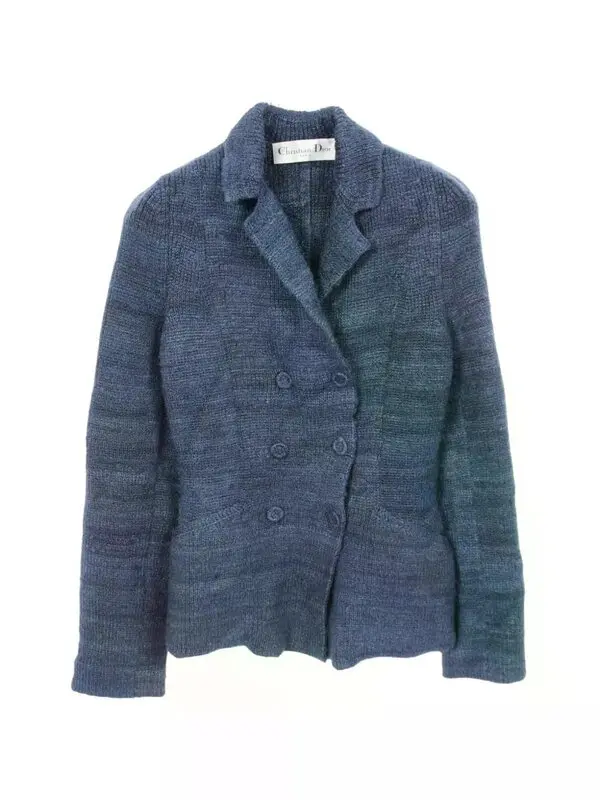 Dior Double-breasted Knit Jacket