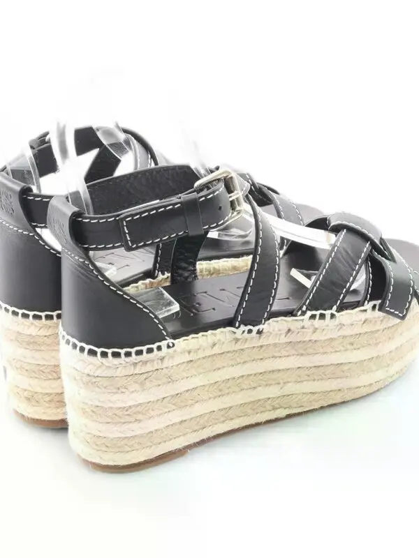 Loewe 2010s Gate Espadrilles Sandals