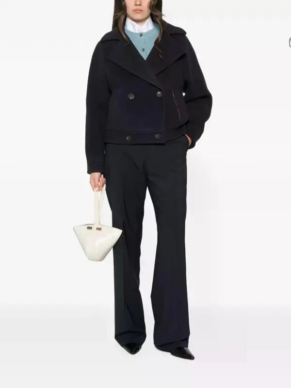 Peserico Double-breasted Wool Coat
