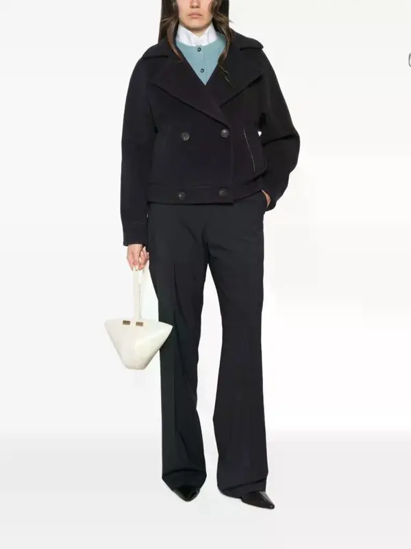 Peserico Double-breasted Wool Coat