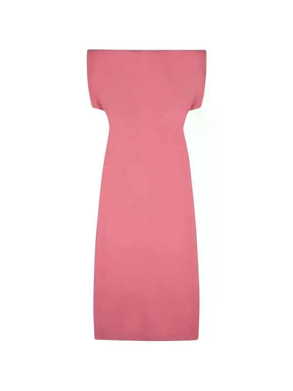 OSCAR THE COLLECTION Off-the-shoulder Midi Dress