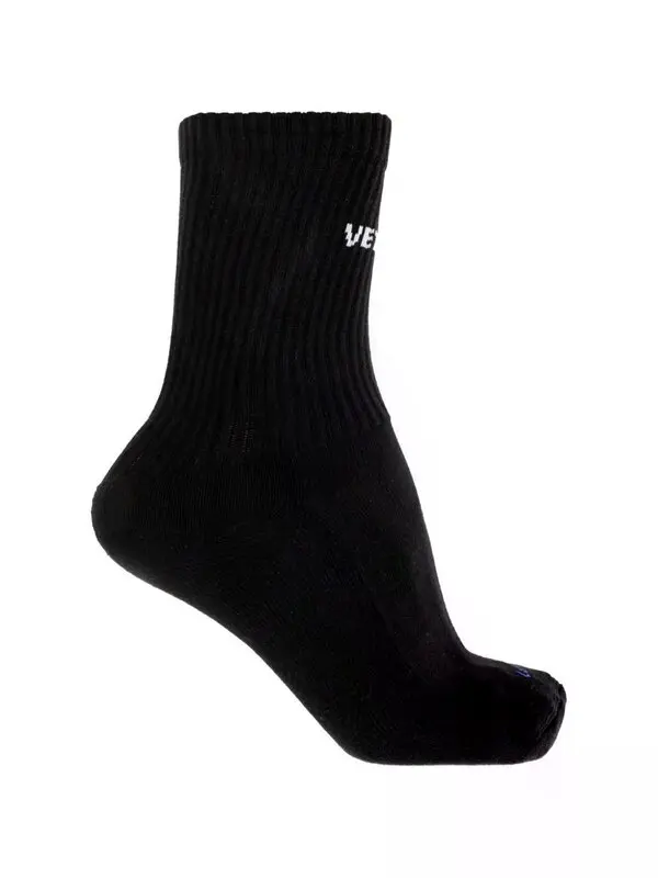 Vetements Logo-intarsia Socks