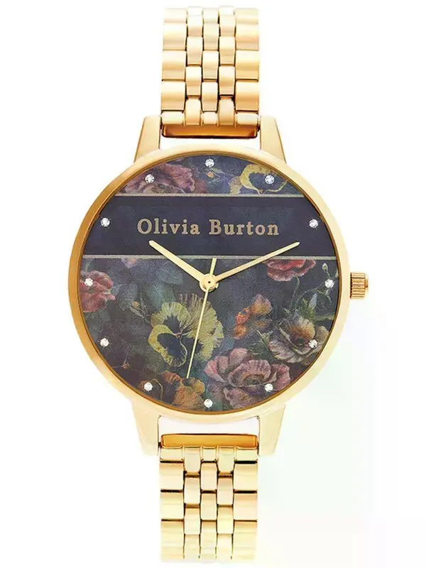 OLIVIA BURTON Floral-print Dial 34mm Watch
