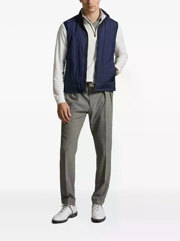 Rlx Ralph Lauren Quarter-zip Logo-embroidered Sweatshirt